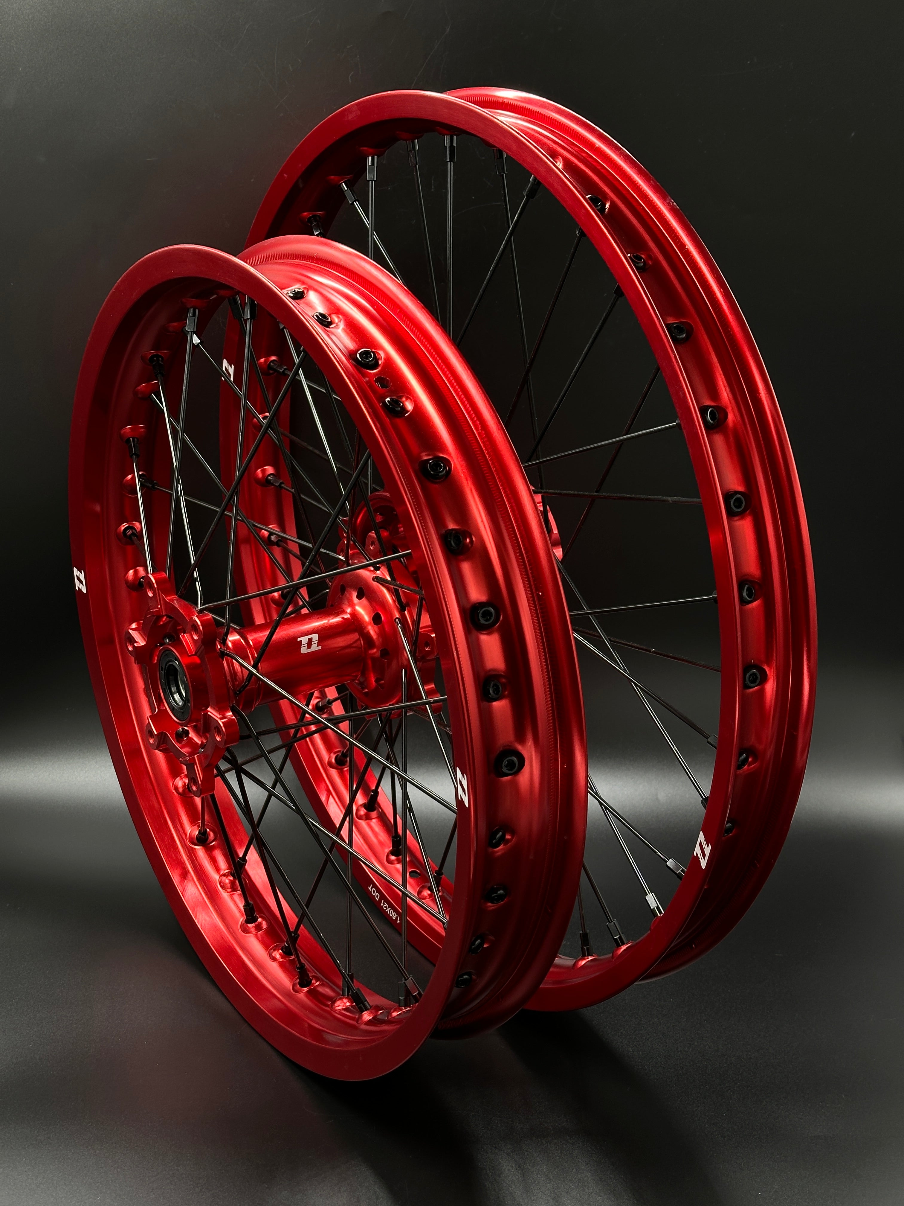 Surron Ultra Bee Wheels 18/21 Black/Red – TTEV